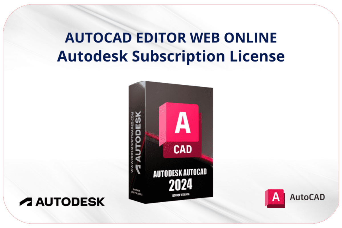 Comprar Licença Autocad | Autodesk Autocad Editor Web Online